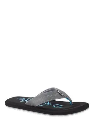 SALT LIFE Skiff Flip Flop Black