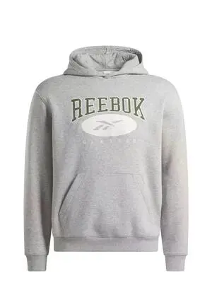 REEBOK Classics Archive Essentials Logo-print Hoodie - Grey