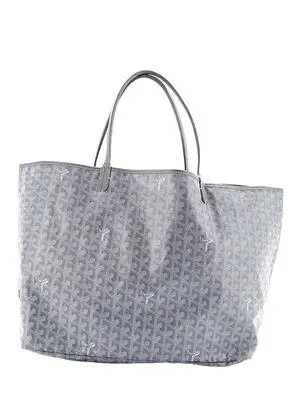 Goyard GM Saint Louis Tote Coated Canvas Gray