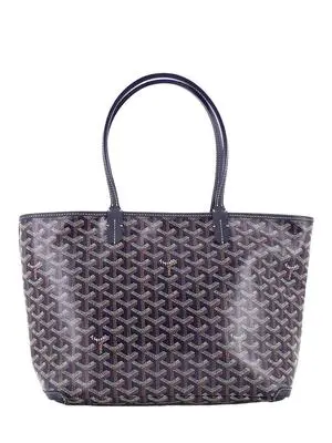 Goyard PM Artois Tote Coated Canvas Blue