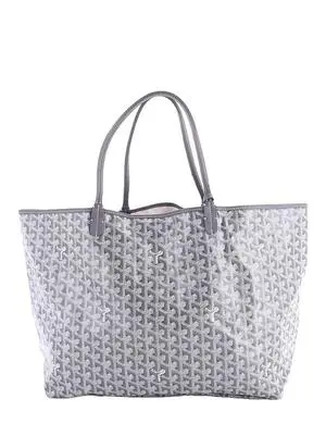 Goyard GM Saint Louis Tote Coated Canvas Gray