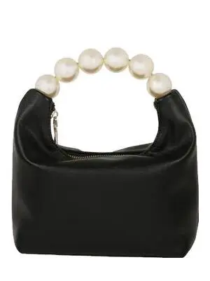 BADGLEY MISCHKA Calla Leather Top Handle Bag