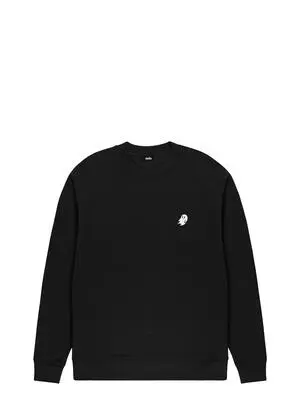 DALIX Relaxed Fit Fleece Crewneck Sweatshirt Black