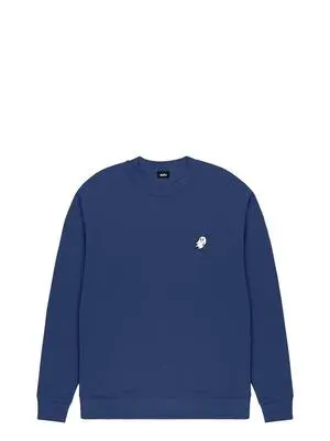 DALIX Relaxed Fit Fleece Crewneck Sweatshirt Cobalt
