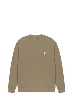 DALIX Relaxed Fit Fleece Crewneck Sweatshirt - Sand