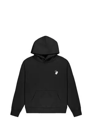 DALIX Relaxed Fit Fleece Pullover Hoodie - Black