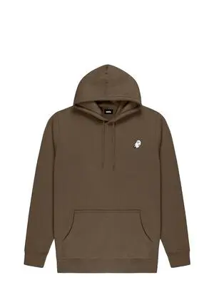 DALIX Fleece Hooded Sweatshirt - Walnut