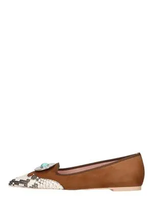Pretty Ballerinas Cowboy Pointed Toe Loafer - Brown