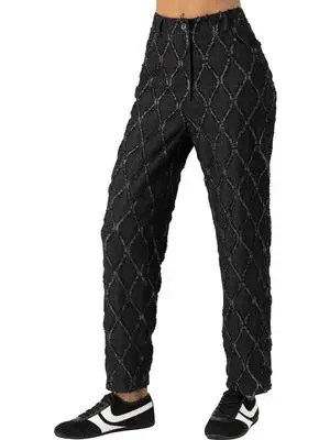 IVONNE Straight-leg High-rise Jeans With Distressed Detail - Black