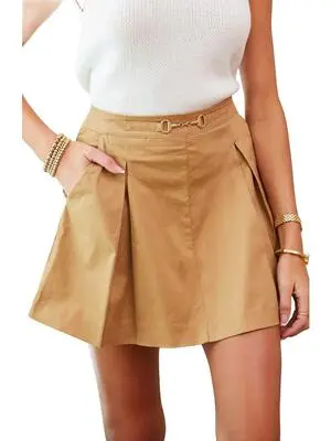 BISHOP + YOUNG Blake Mini Skirt - Caramel