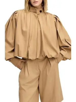 Sam Edelman Crop Bubble Trench - Dune