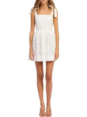 EN SAISON Candace Corset Bodice Minidress - White