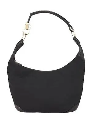 Gucci Clasp Hobo Bag - Black