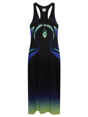 Casablanca Sporchid Slinky Maxi Dress - Multicolor