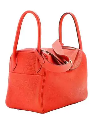 Hermès Lindy 26 Shoulder Bag Clemence - Red
