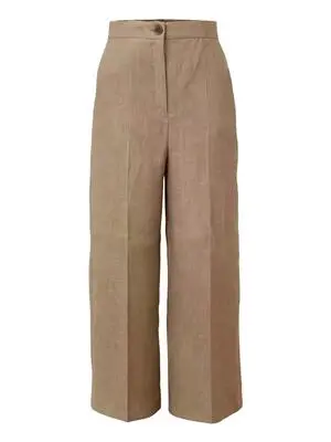Marella Emme Button Trousers - Neutrals