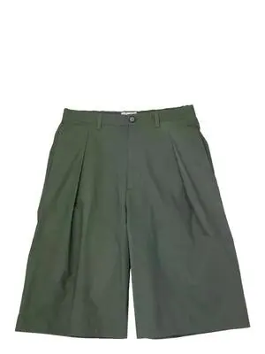 Barena Venezia Amado Viano Pleated Bermuda Shorts Green