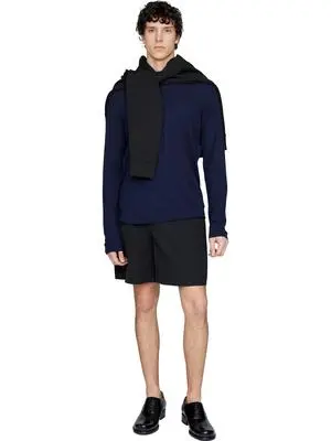 ATM Anthony Thomas Melillo Hybrid Tech Pull-on Shorts - Black