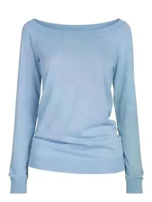 N°21 Boat Neck Top - Blue