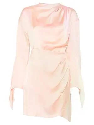 SEMICOUTURE Long-sleeve Mini Dress - Pink