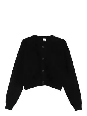 CT PLAGE Button Pocket Knitwear - Black