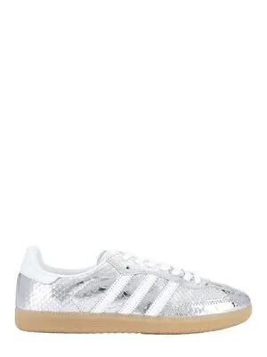 ADIDAS ORIGINALS Samba Og Sneaker - Silver Metallic, Footwear White, & Gum 3