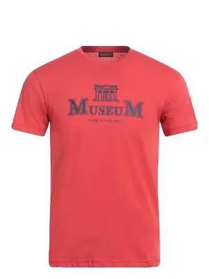 MUSEUM T-shirt Size Cotton - Red
