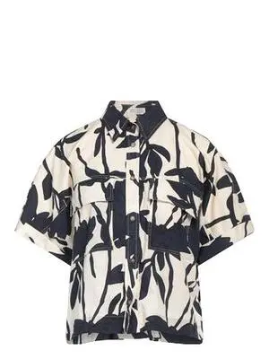 Brunello Cucinelli Floral-print Shirt - Beige