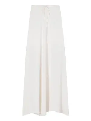 FAITHFULL THE BRAND Lenna Pointelle-knit Cotton-blend Maxi Skirt