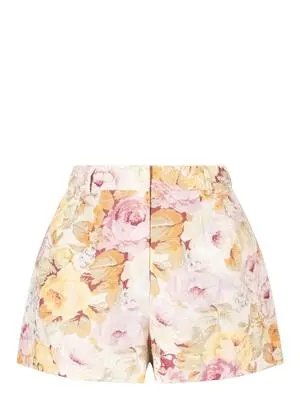 Faithfull The Brand Faithfull Petro Floral-print Linen Shorts Multi