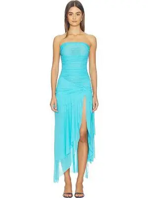 GUIZIO Lyla Twist Dress - Blue