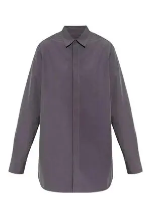 JIL SANDER Notched Back Shirt Grey