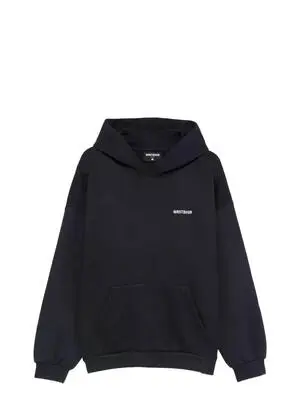 WRSTBHVR Hooded Pouch Sweater - Blue