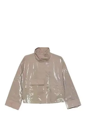 DUNO Button Flap-pocket Jacket - Neutrals