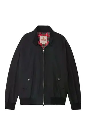 BARACUTA Zipped Jacket Blue