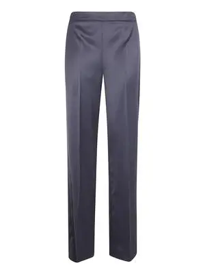 TWINSET Wide Leg Relaxed Trousers - Black