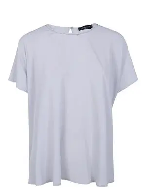Fabiana Filippi Short-Sleeved Tee Shirt Gray