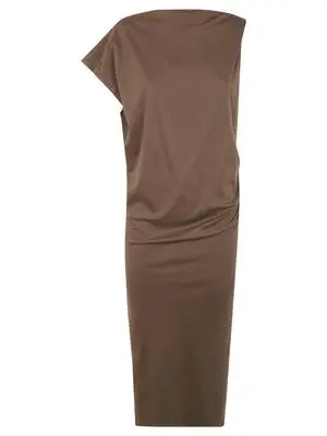 JACQUEMUS La Robe Drapé Midi Dress