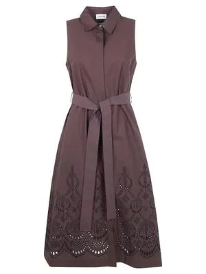 P.a.r.o.s.h Cannes" Midi Dress - Brown