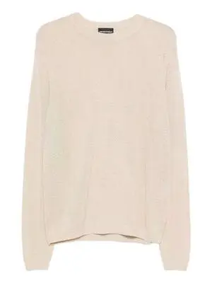 Emporio Armani Crew-neck Sweater - Neutrals