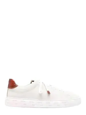 Versace Greca Low-Top Sneakers Neutrals