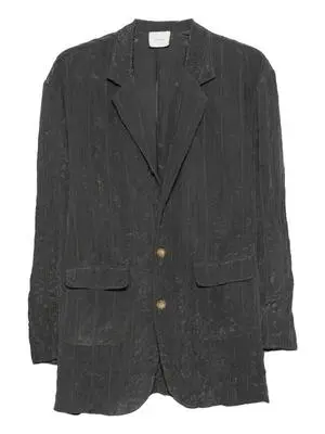 ALYSI Single-breasted Flap-pocket Blazer - Grey