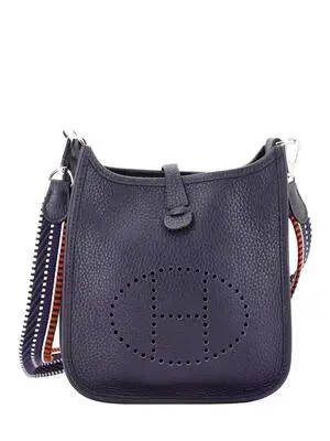 Hermès Hermès Evelyne TPM Crossbody Bag Clemence Leather Blue