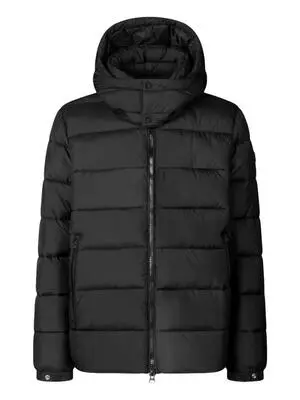 SAVE THE DUCK Hooded Padded Coat - Black