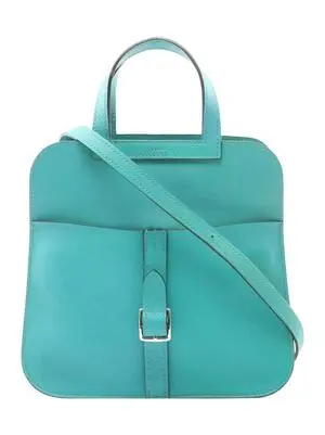 Hermès 2016 Mini Halzan 22 Satchel - Green