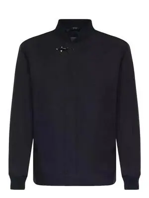 FAY Toggle-fastening Jacket - Blue
