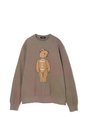 Undercover Teddy-print Sweatshirt - Brown