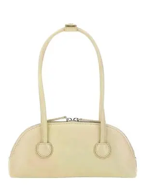 MARGESHERWOOD Bessette Embossed Logo Half-moon Shoulder Bag - Yellow