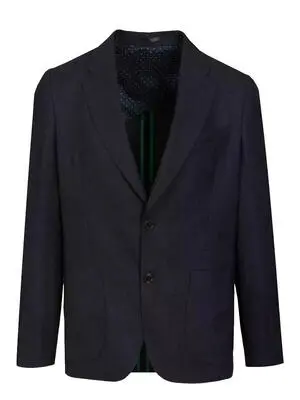 Paul Smith Two-button Wool Jacket - Blue