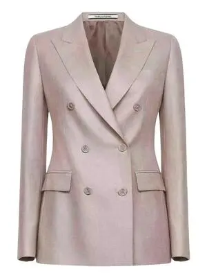 Tagliatore Double-breasted Peak-lapel Blazer - Neutrals